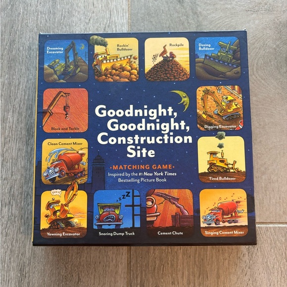 Toys | Goodnight Goodnight Construction Site Matching Game | Poshmark